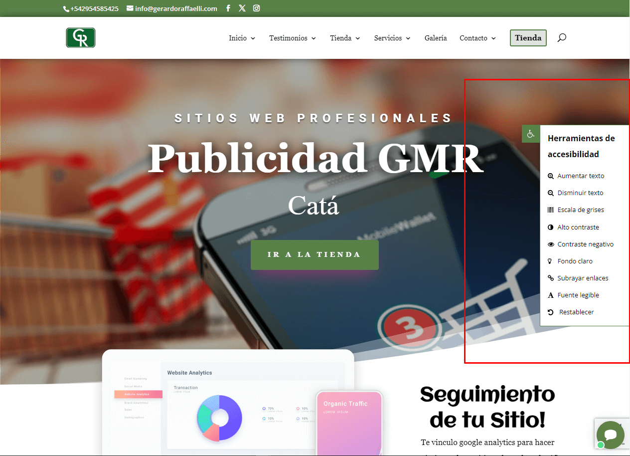 Ley ADA - Publicidad GMR